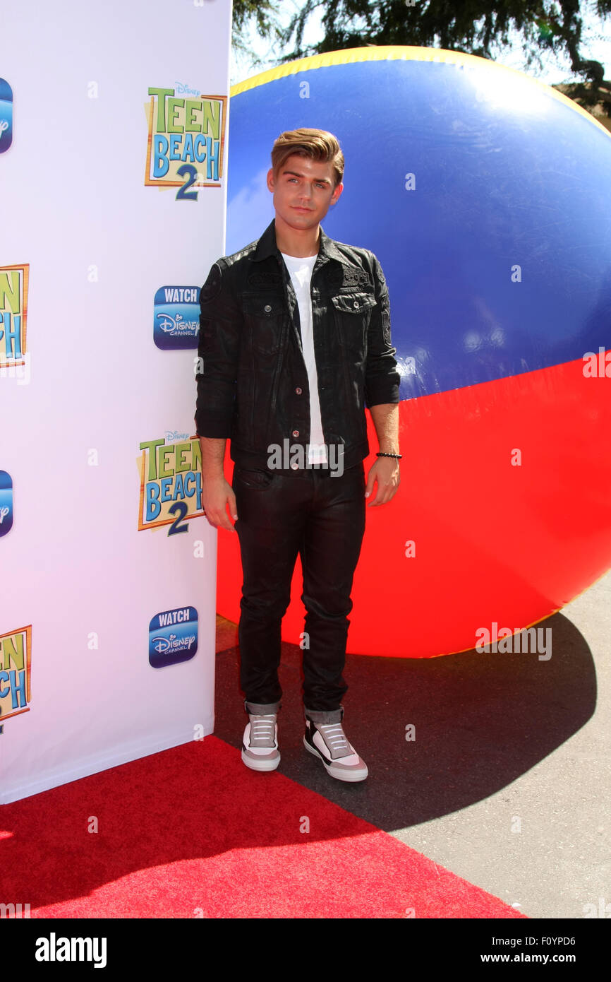 Teen Beach 2 Movie Premiere Screening Featuring: Garrett Clayton Where ...
