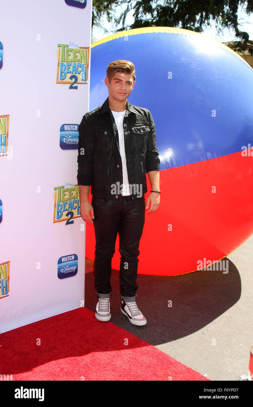 Teen Beach 2 Movie Premiere Screening Featuring: Garrett Clayton Where ...