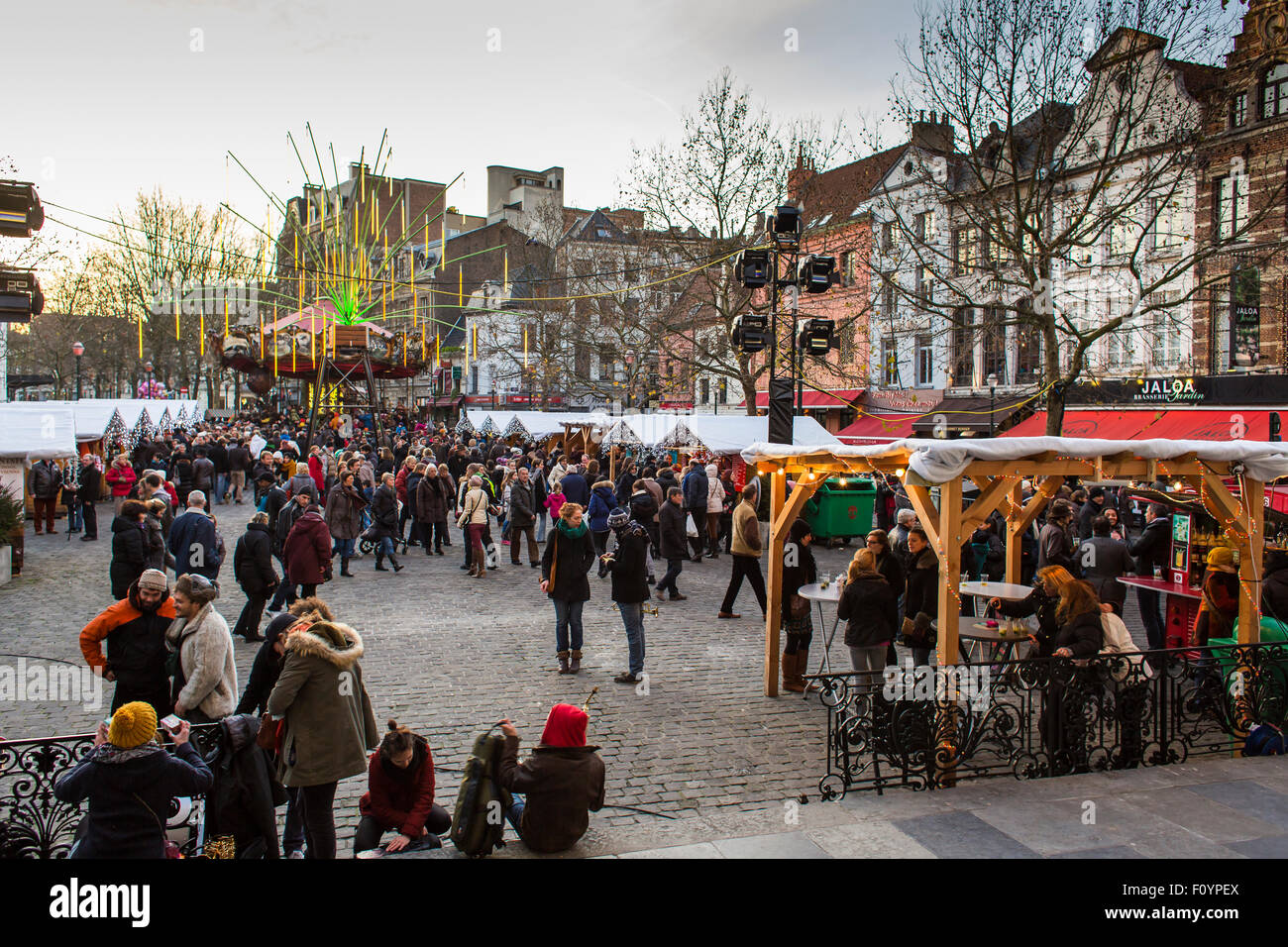 Brussels christmas market hi-res stock photography and images - Alamy