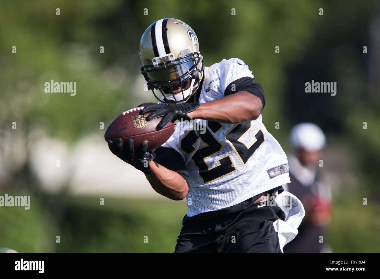 August 23, 2015 - New Orleans Saints running back Mark Ingram (22 ...