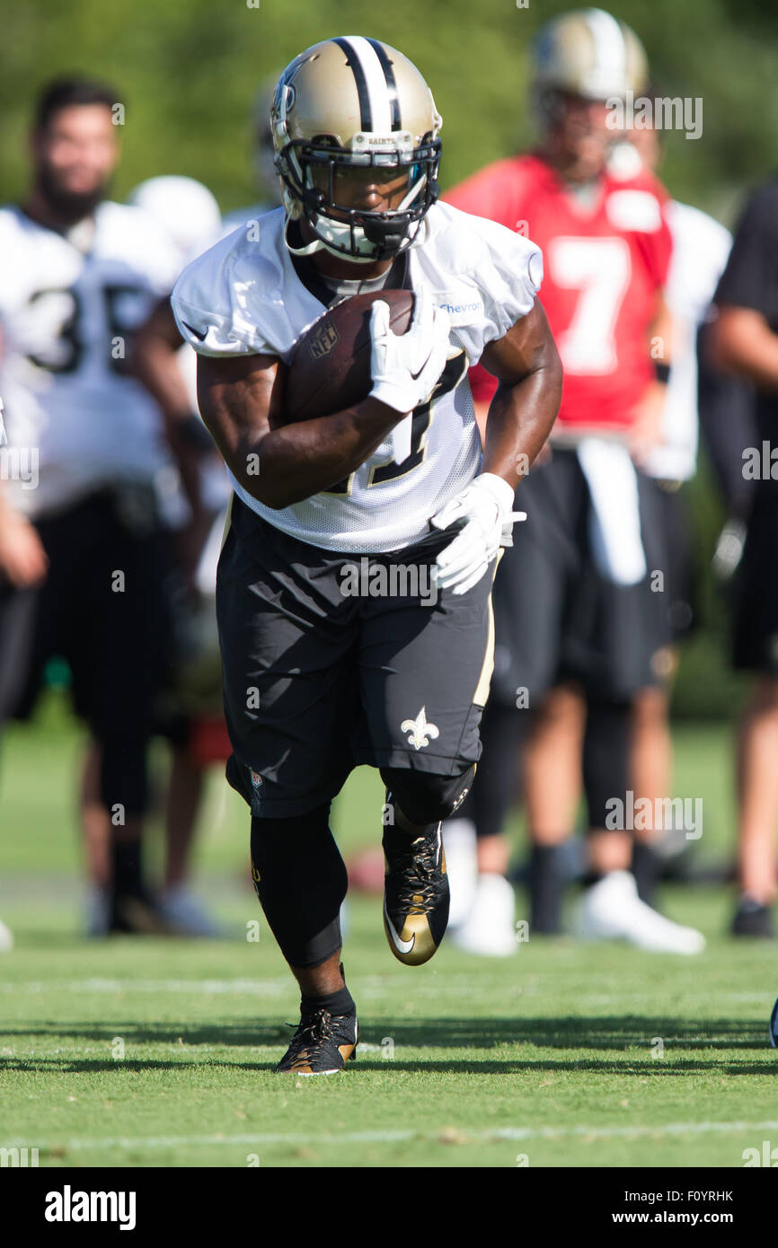 August 23, 2015 - New Orleans Saints running back Edwin Baker (27 ...