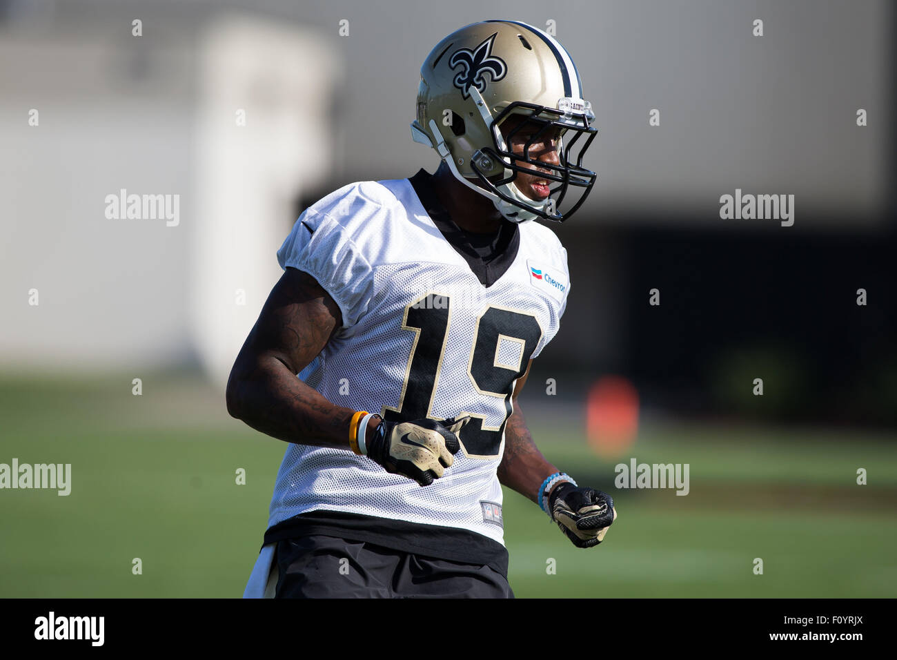 August 23, 2015 - New Orleans Saints wide receiver R.J. Harris (19 ...