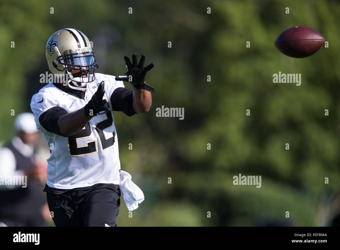 August 23, 2015 - New Orleans Saints running back Mark Ingram (22 ...