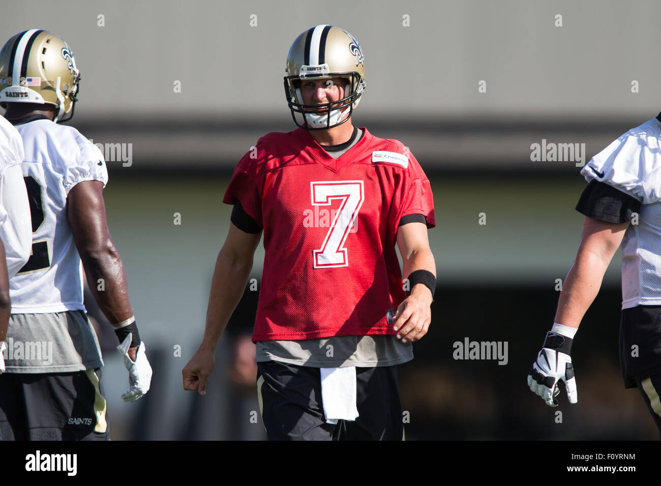 August 23, 2015 - New Orleans Saints quarterback Luke McCown (7) during ...