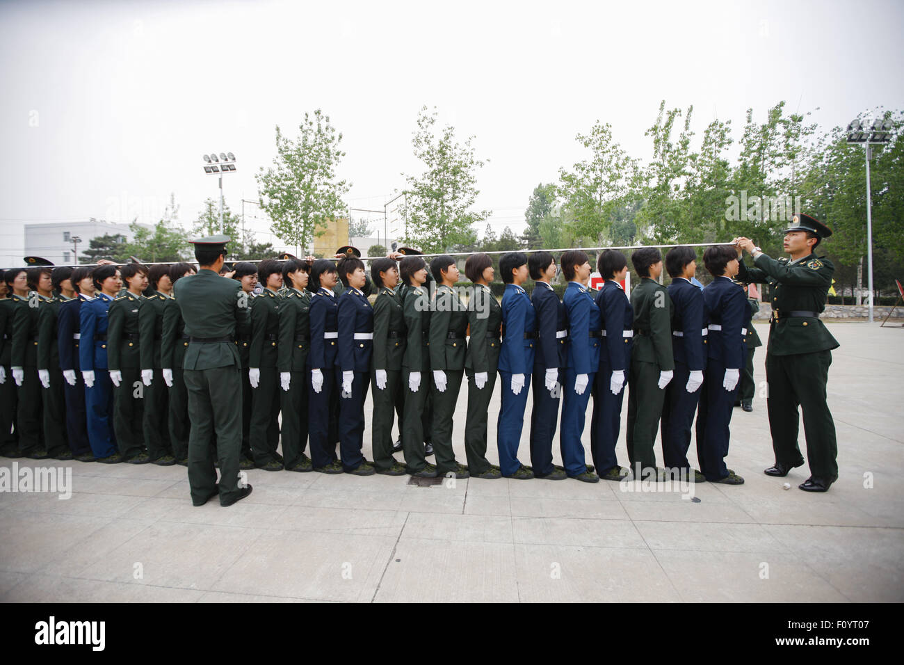 Female china honor guard hi-res stock photography and images - Alamy