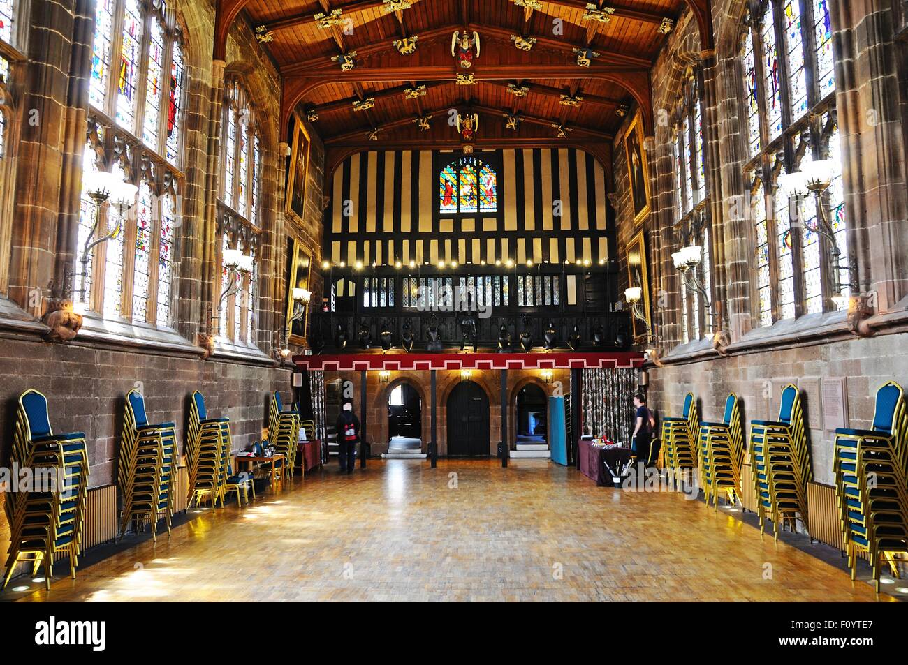 The Great Hall in St Marys Guildhall, Coventry, West Midlands, England ...