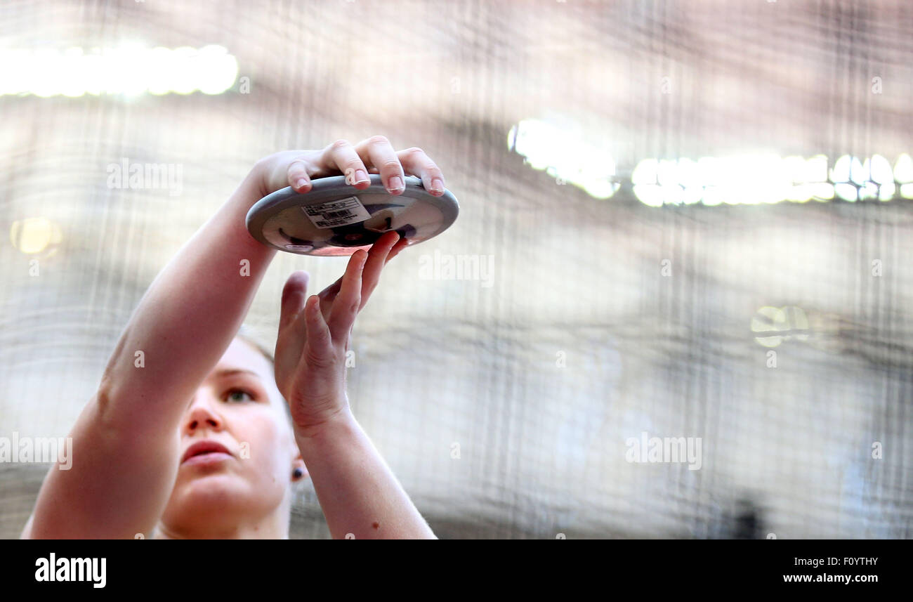 Beijing, China. 24th Aug, 2015. Australia's Dani Samuels competes in ...