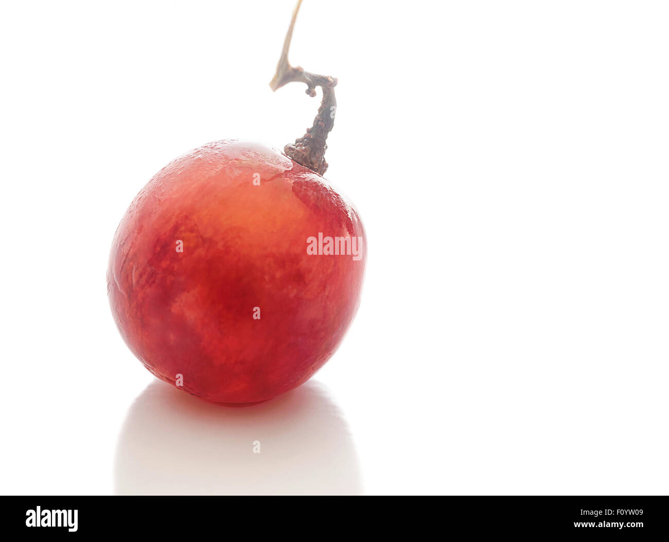 Cherry of red grapes isolated on a white background Stock Photo - Alamy