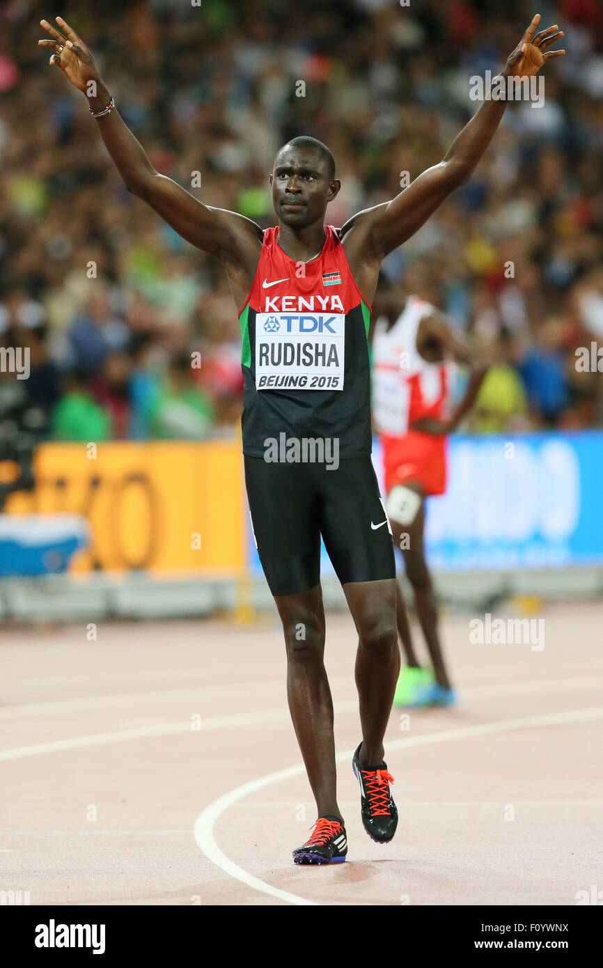 Beijing, China. 23rd Aug, 2015. David Lekuta Rudisha (KEN) Athletics ...