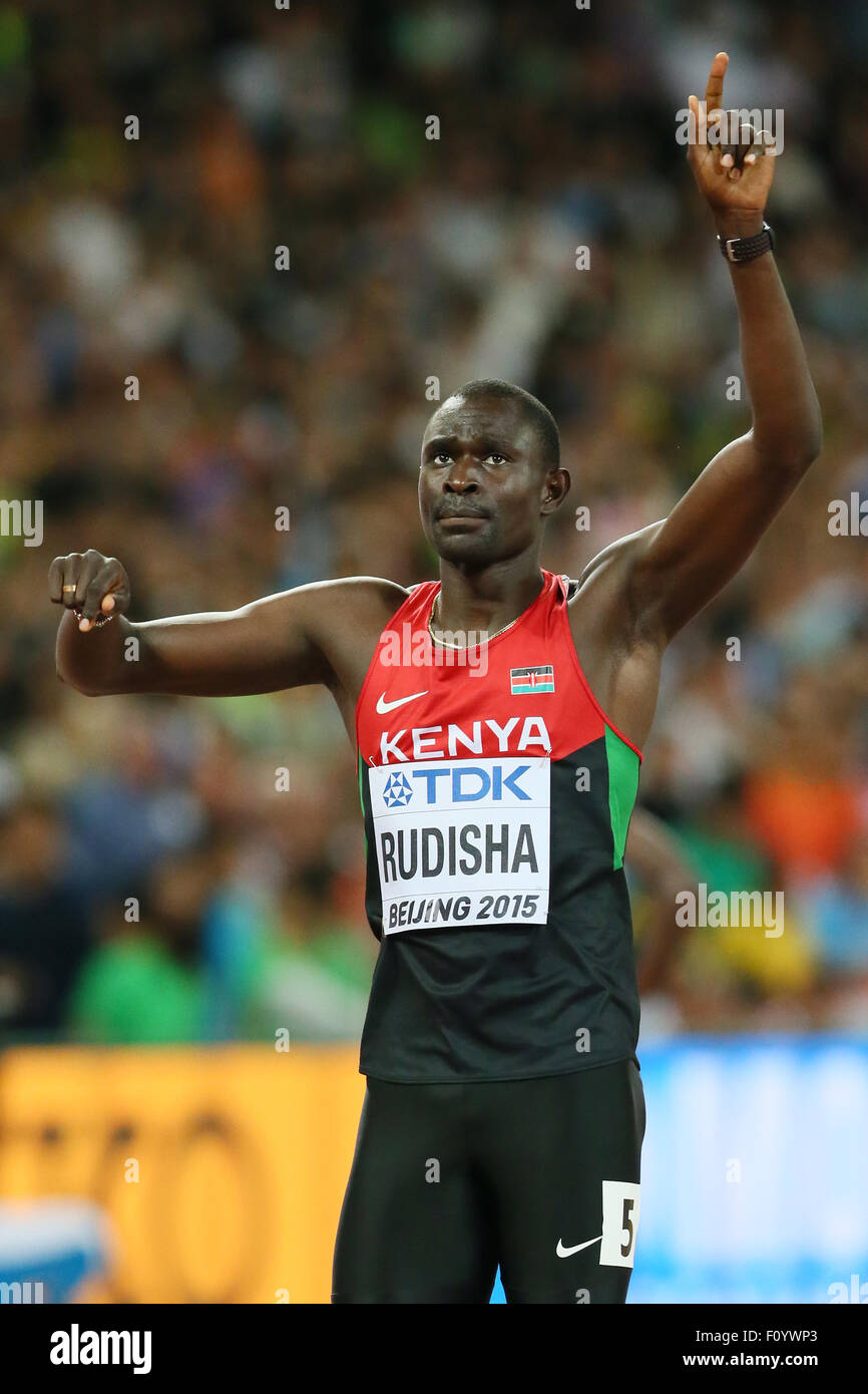 Beijing, China. 23rd Aug, 2015. David Lekuta Rudisha (KEN) Athletics ...