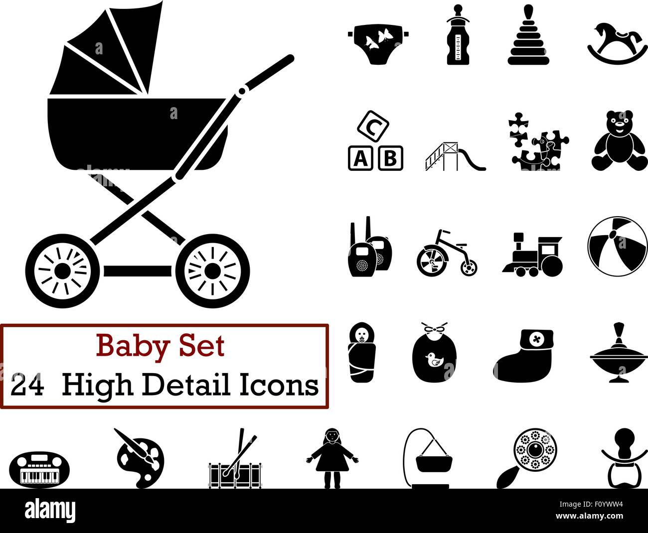 Black color bed in Stock Vector Images - Alamy