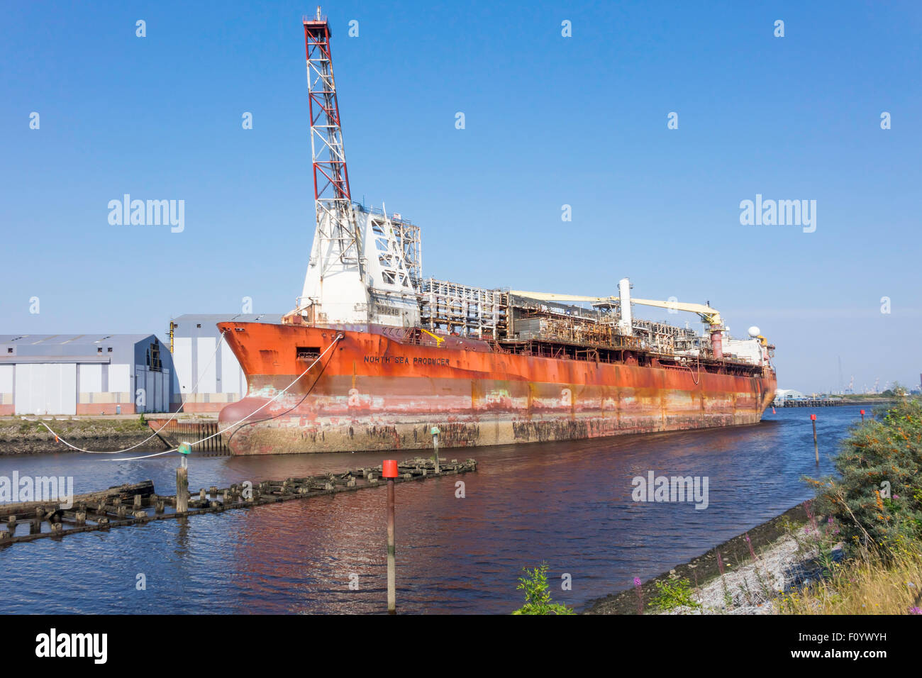 North Sea Producer offshore oil production system used in the ...