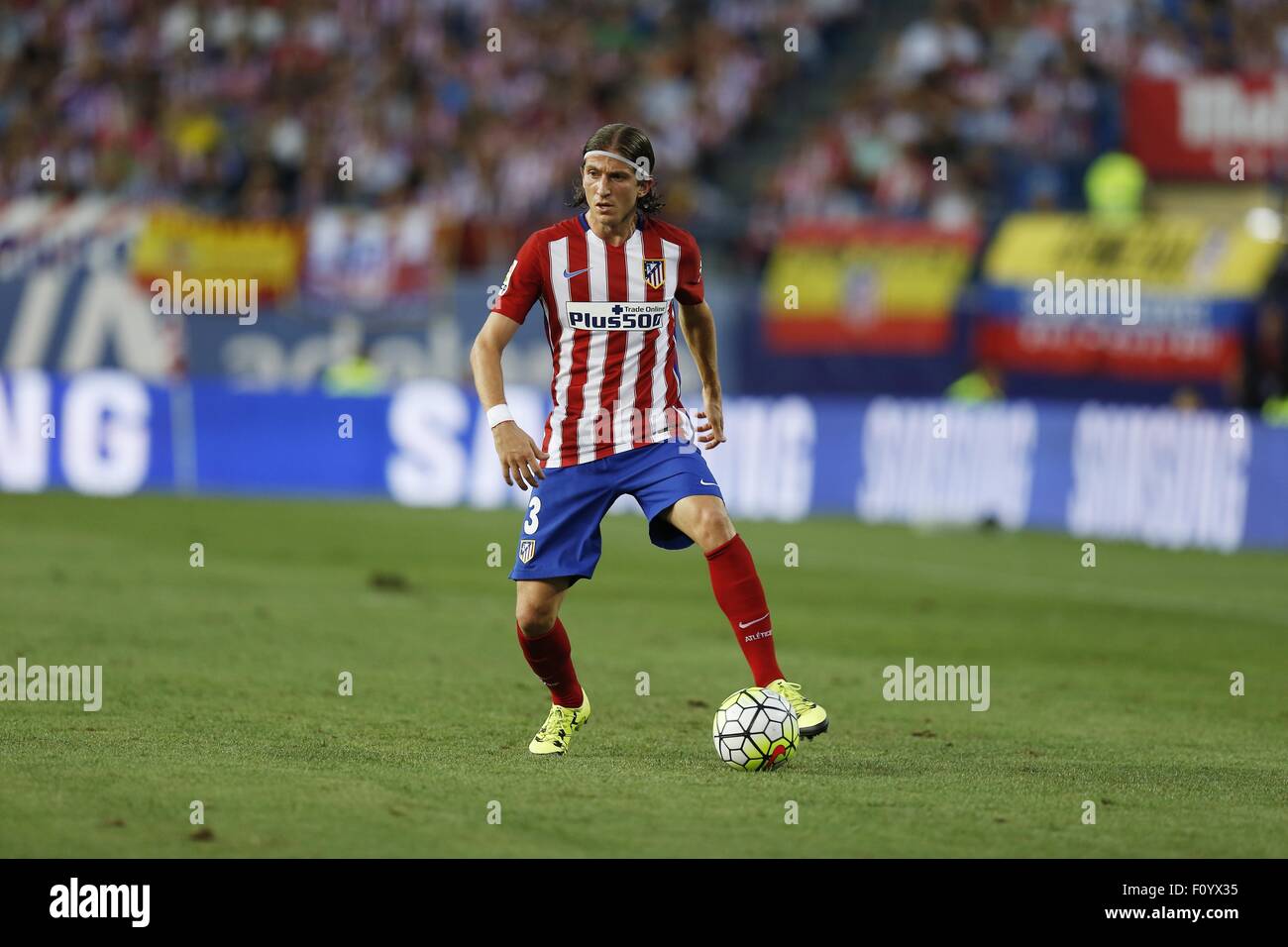 Madrid, Spain. 22nd Aug, 2015. Filipe Luis (Atletico) Football/Soccer ...
