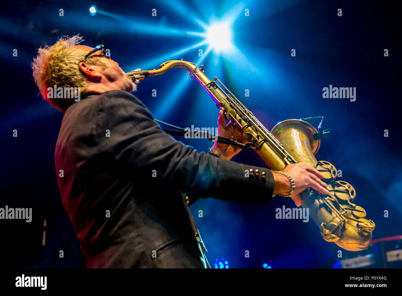 Royal Oak, Michigan, USA. 22nd Aug, 2015. MARS WILLIAMS of PSYCHEDELIC ...