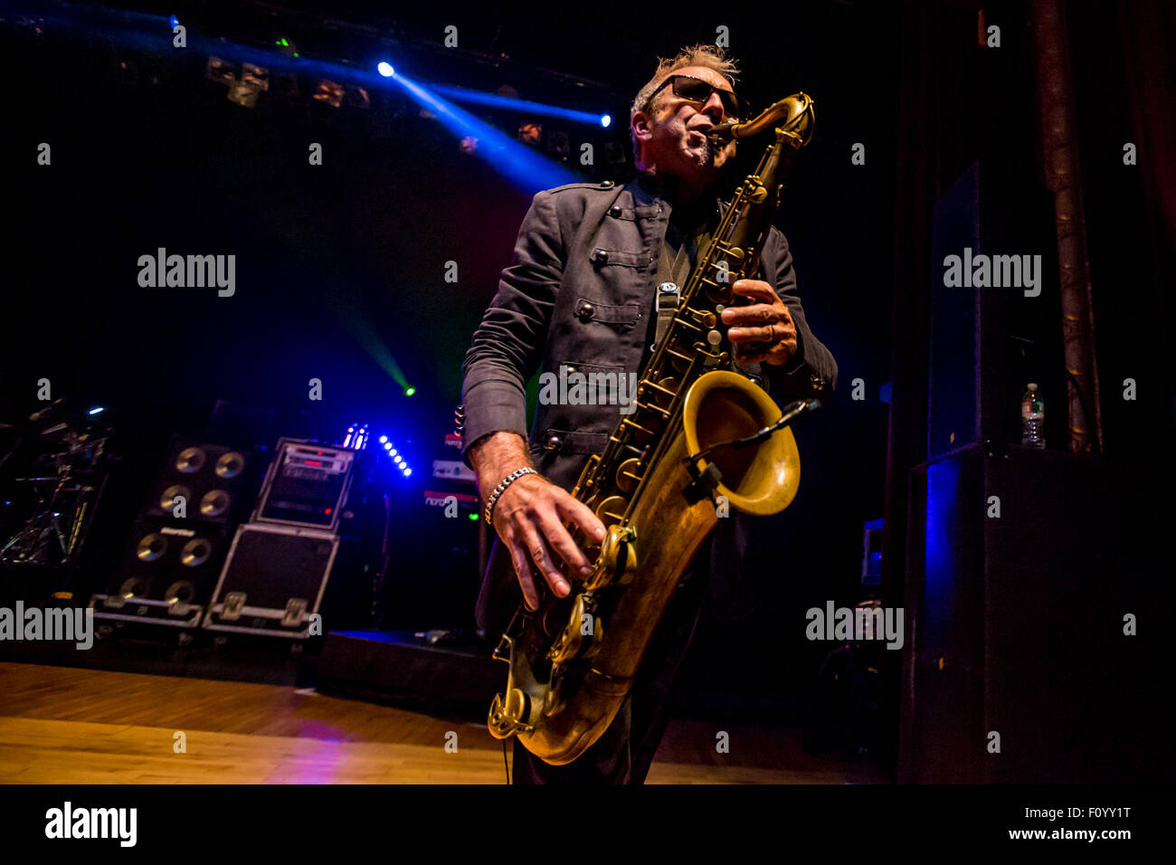 Royal Oak, Michigan, USA. 22nd Aug, 2015. MARS WILLIAMS of PSYCHEDELIC ...