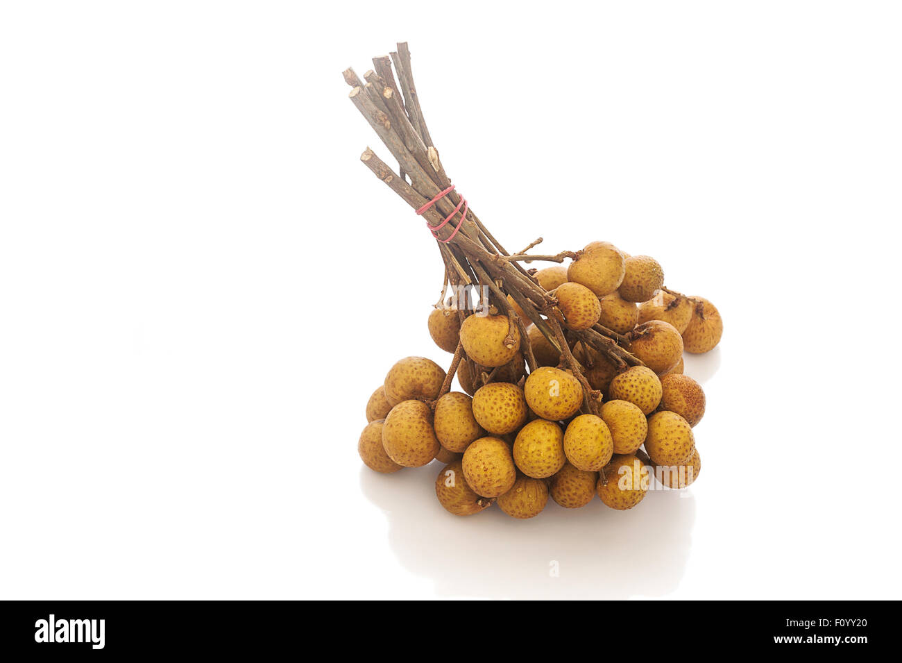 Longan. Fresh longan isolated on a white background Stock Photo - Alamy