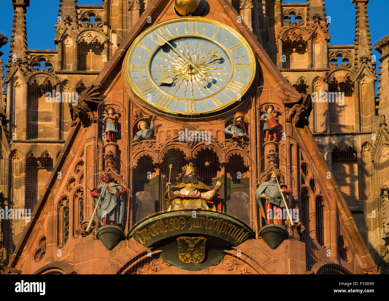 Architecture clock nobody nuremberg hi-res stock photography and images ...