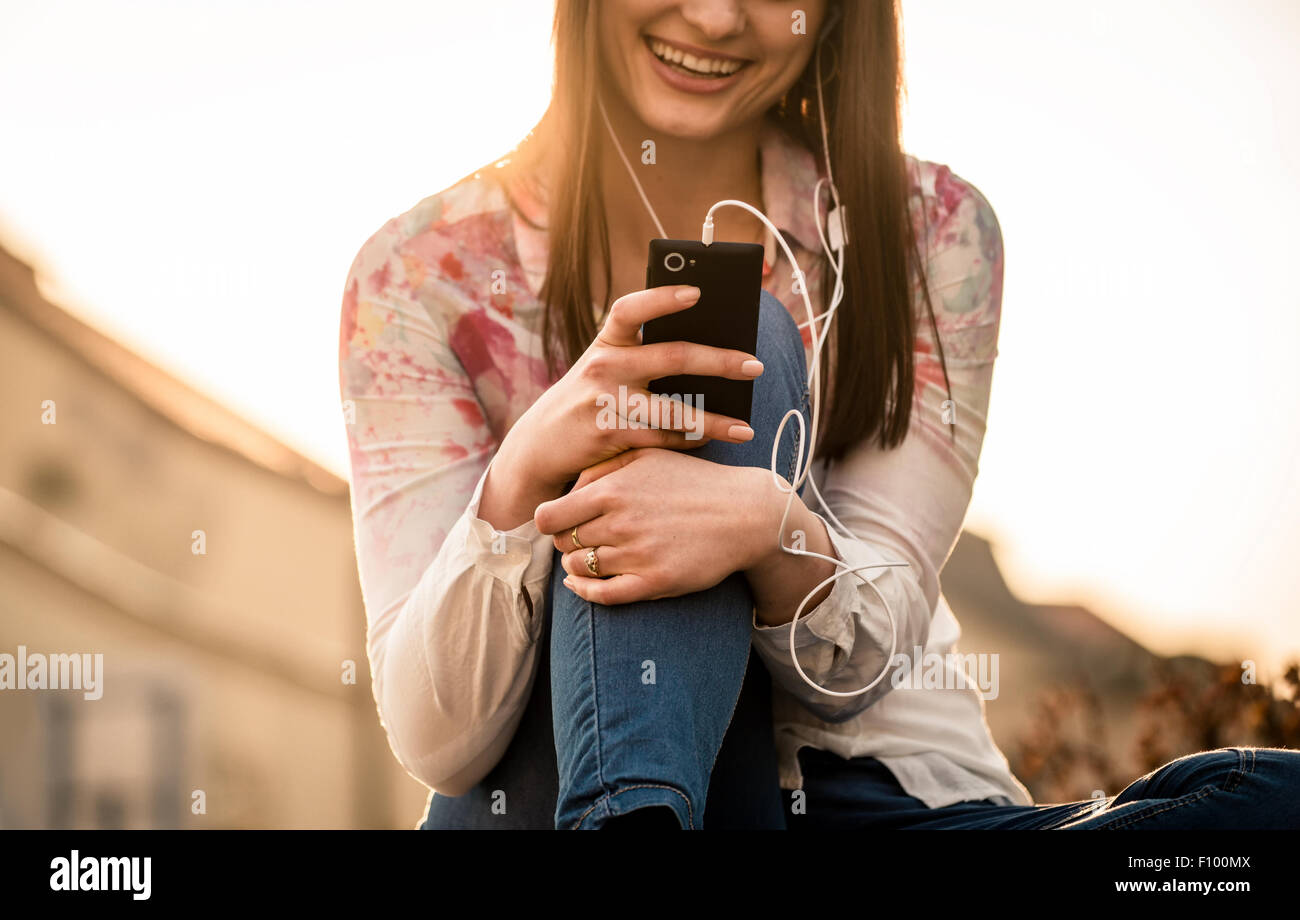 Close up mouth singing telephone hi-res stock photography and images ...