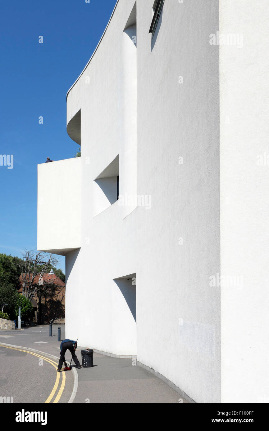 Exterior of the Towner contemporary art gallery and museum, Eastbourne ...