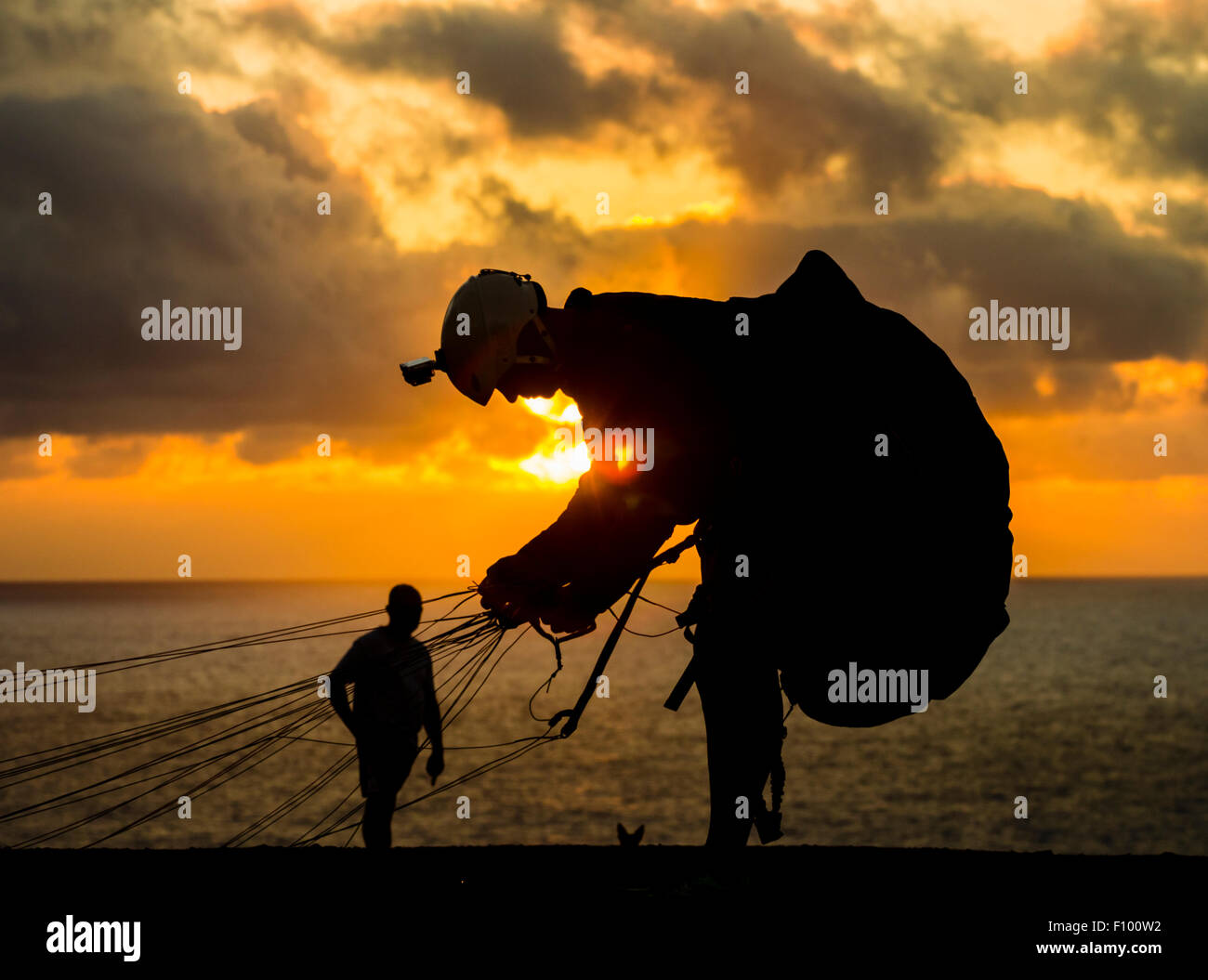 Paragliding launch point hi-res stock photography and images - Alamy