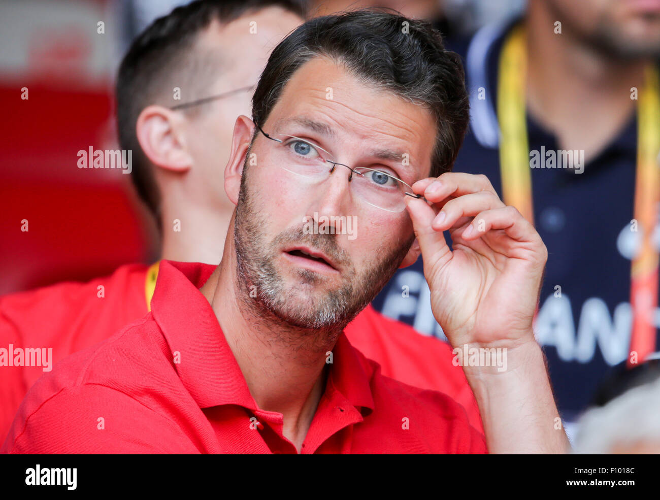 Beijing, China. 24th Aug, 2015. Germany's Coach Torsten Schmidt ...