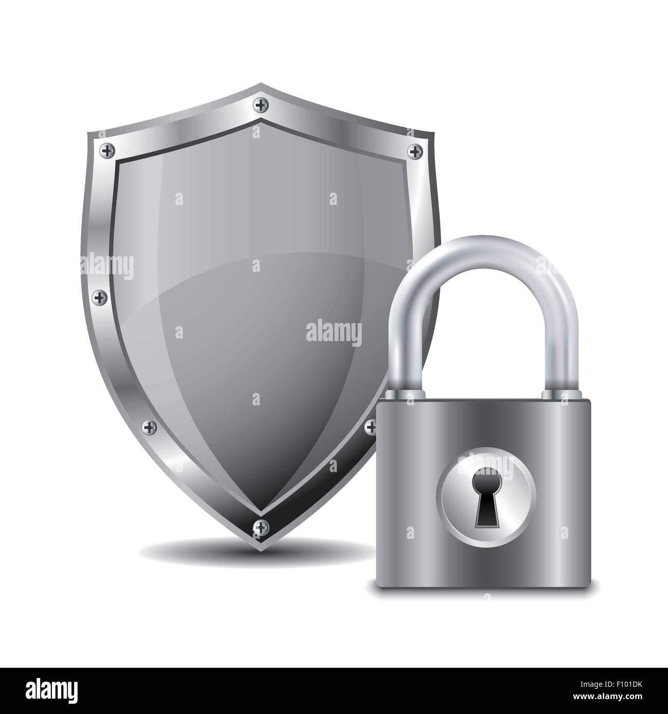 Vector security shield key Stock Vector Images - Alamy