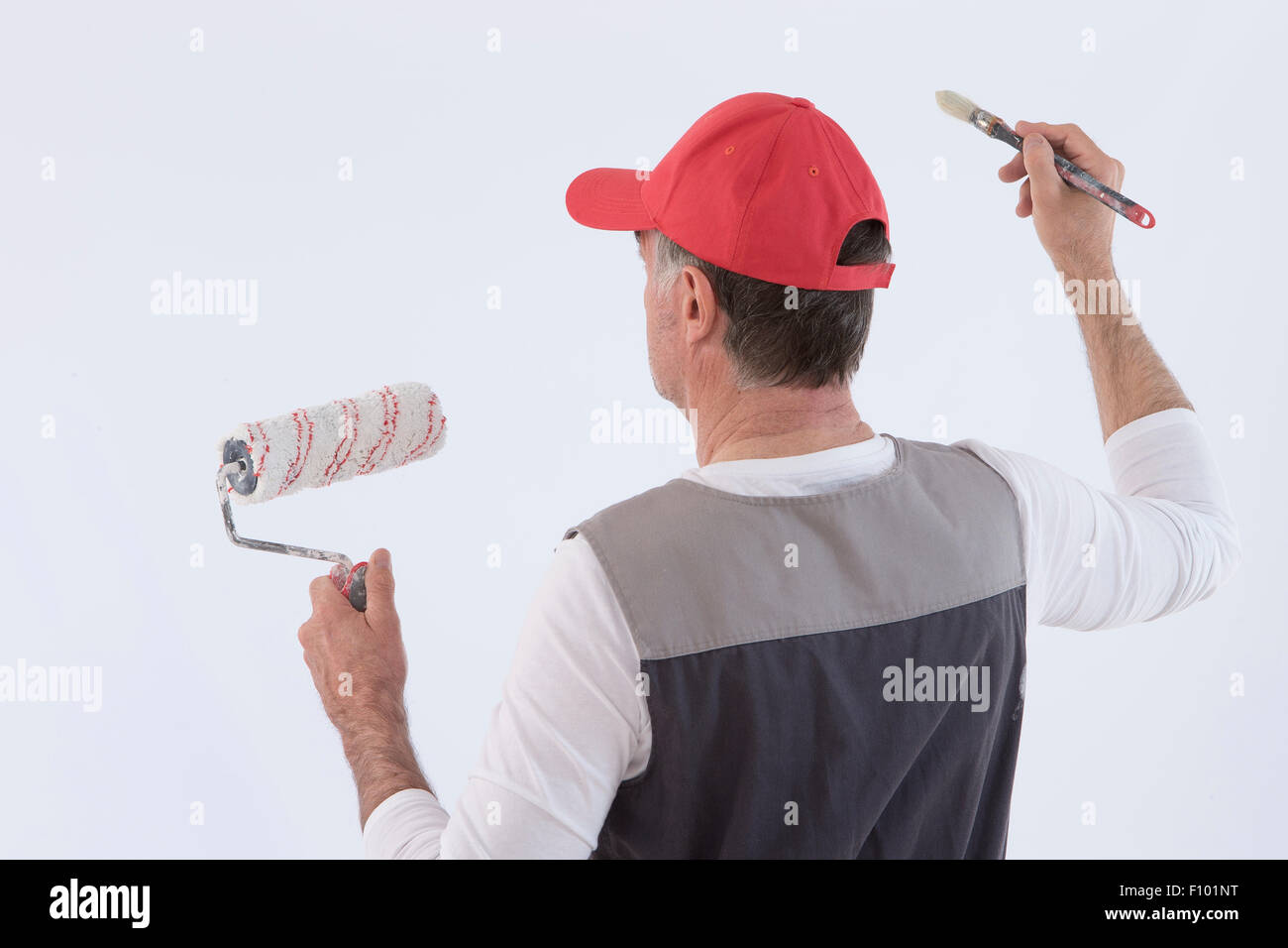 Back of painter hi-res stock photography and images - Alamy