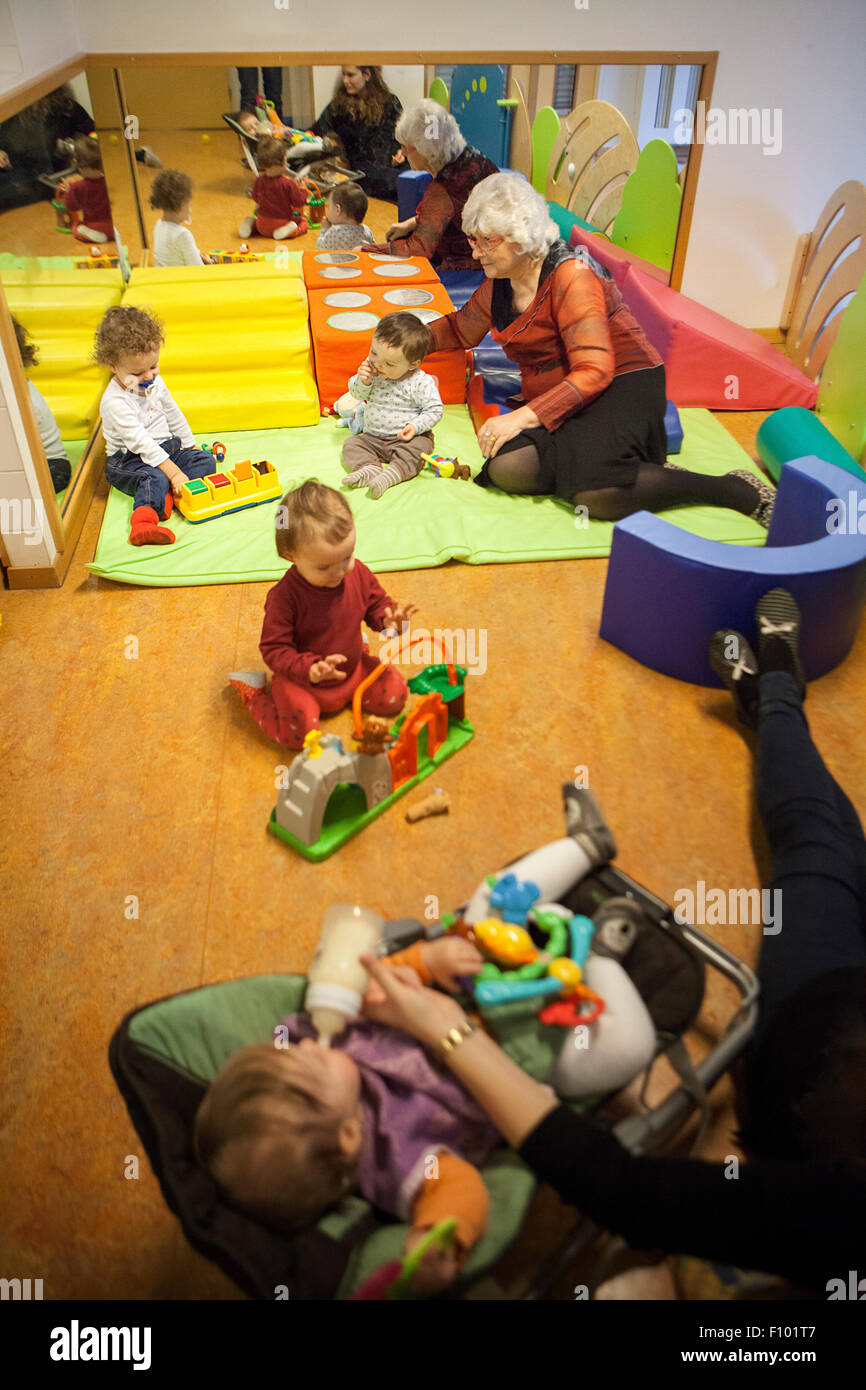 Intergenerational Group Activities High Resolution Stock Photography ...