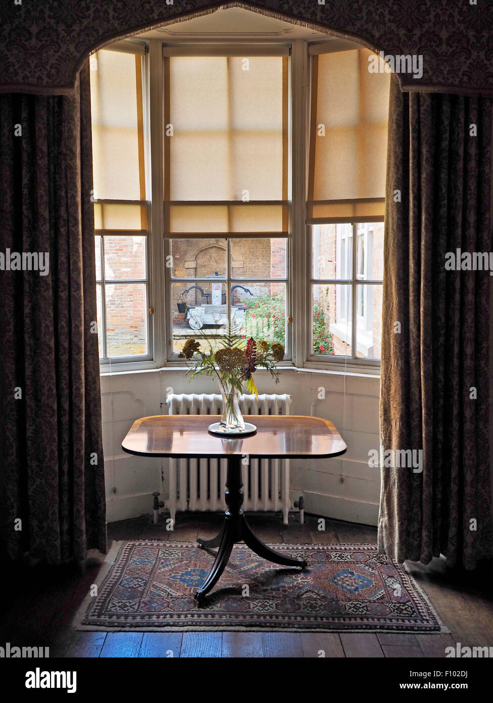 Portrait interior view Croft Castle is a late 17th-century house with ...
