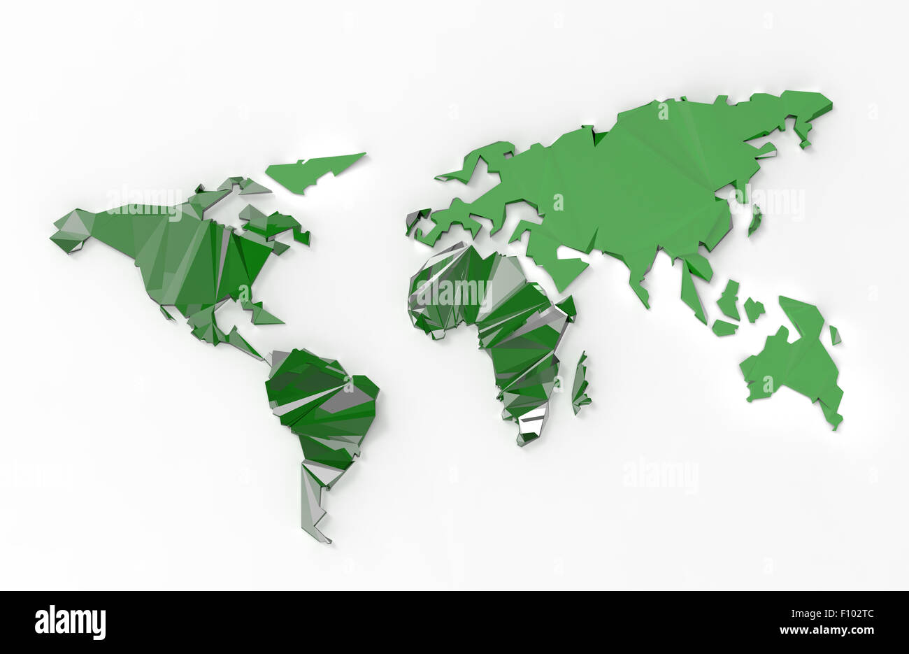Low poly map hi-res stock photography and images - Alamy
