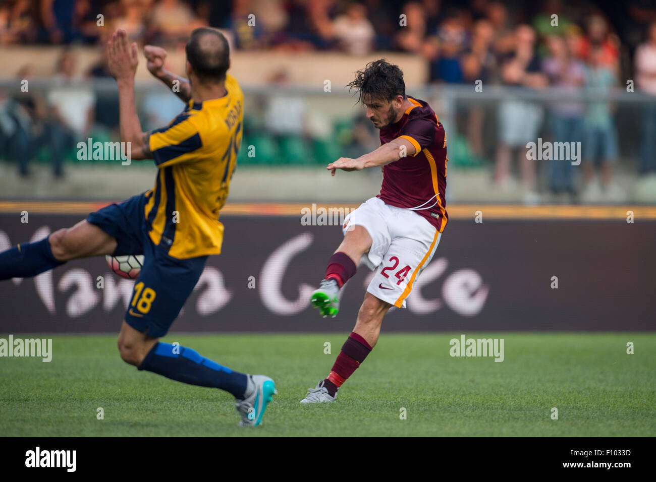 Verona, Italy. 22nd Aug, 2015. Alessandro Florenzi (Roma) Football ...