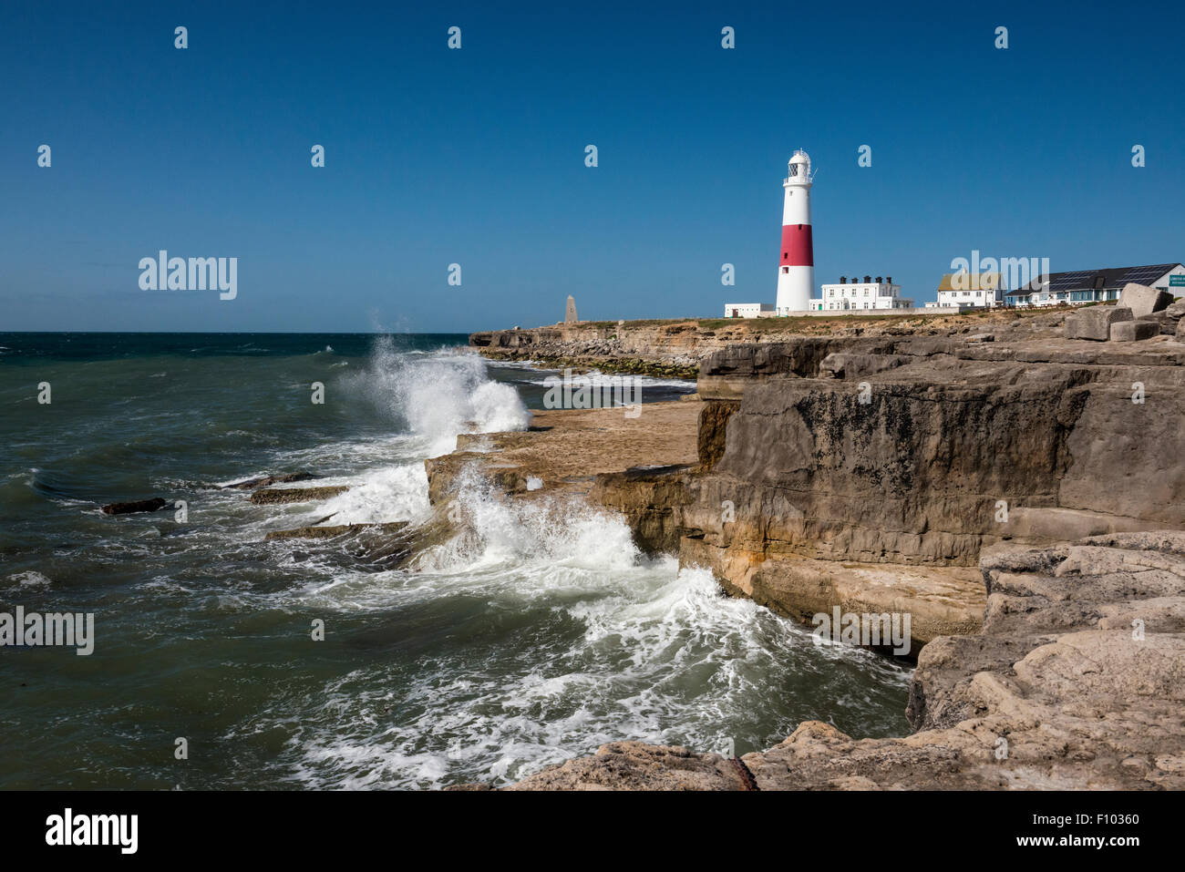 The Lighthouse at Portland Bill Dorset England UK Stock Photo - Alamy