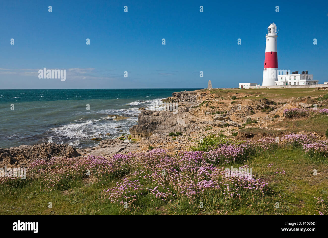 The Lighthouse at Portland Bill Dorset England UK Stock Photo - Alamy