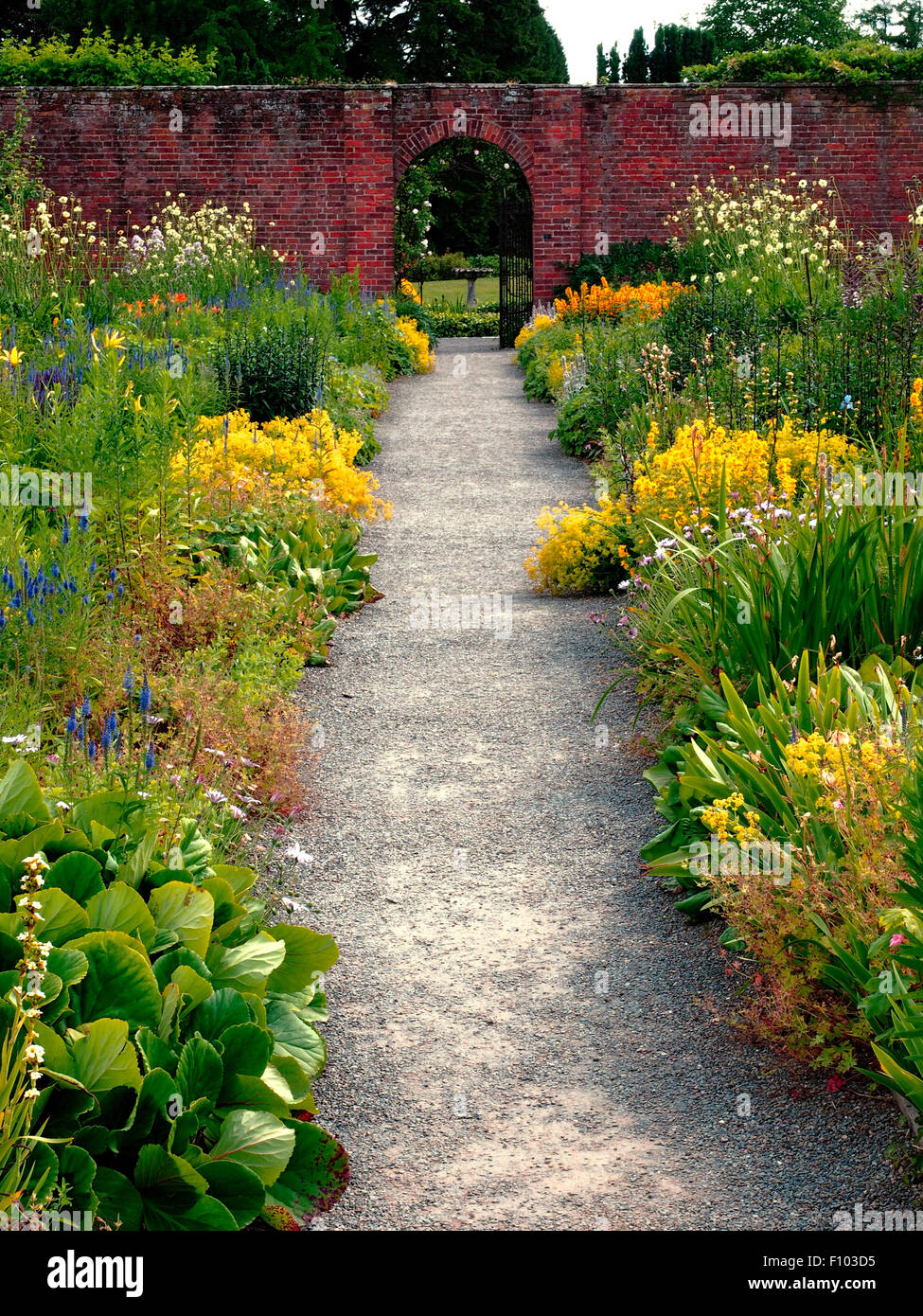 Berrington hall walled garden hi-res stock photography and images - Alamy