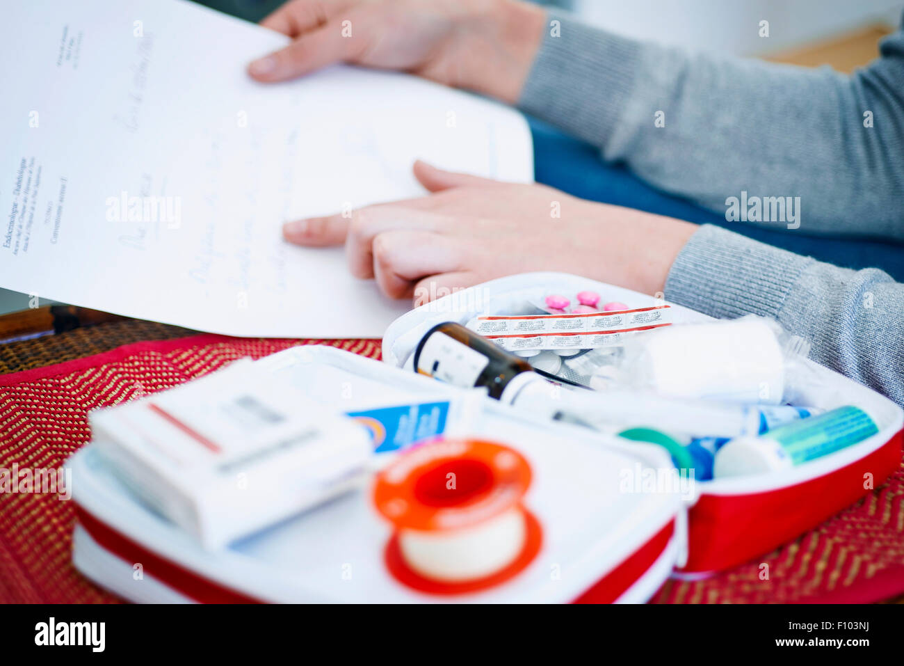 FIRST AID KIT Stock Photo - Alamy