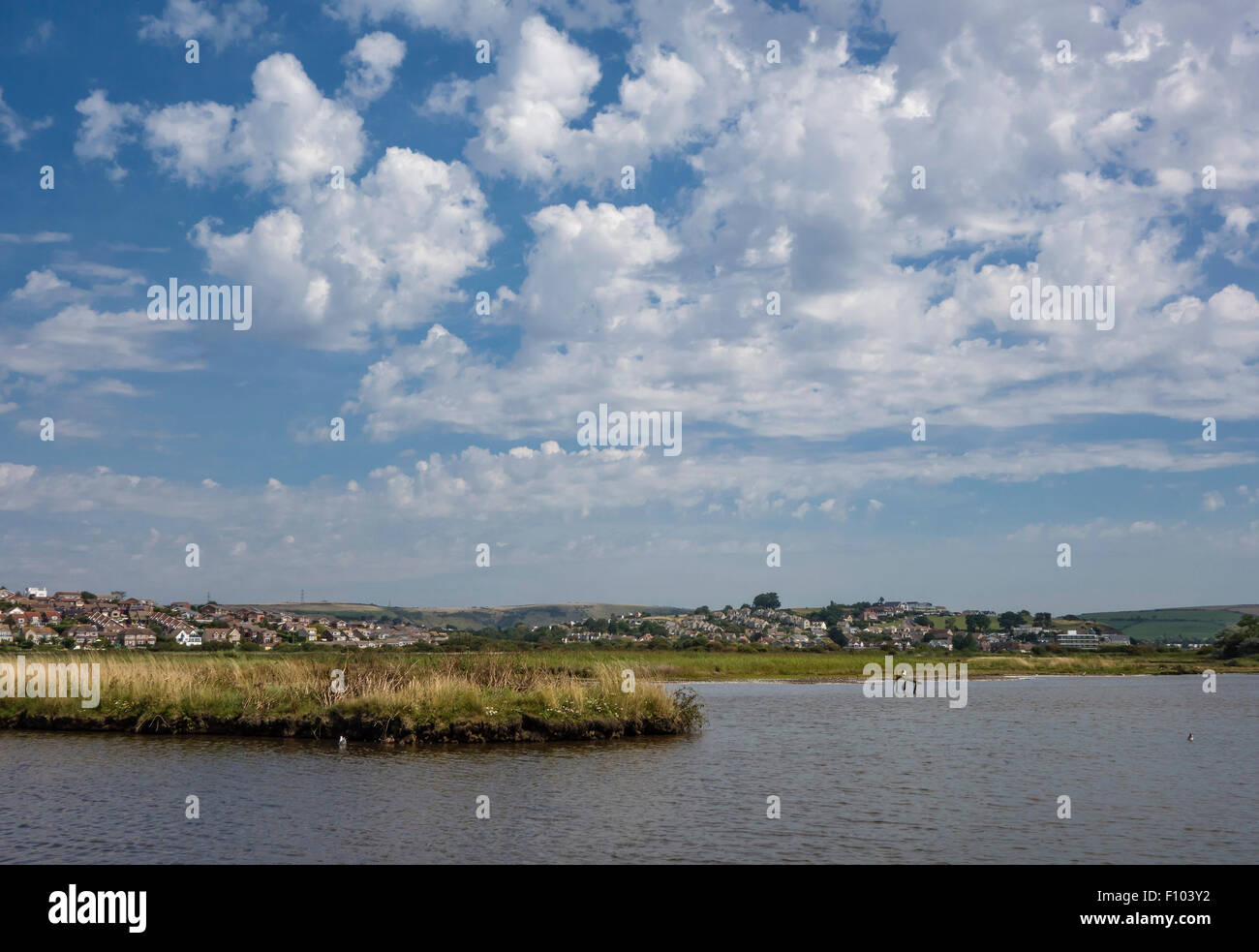 A view over the RSPB Lodmoor Nature Reserve and Lorton Valley Nature ...