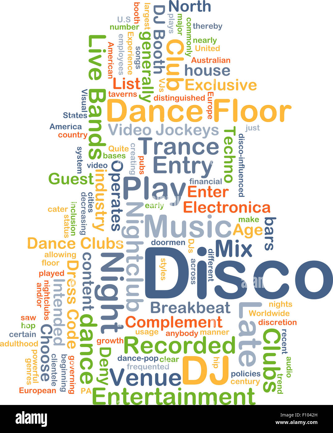 Background concept wordcloud illustration of disco Stock Photo - Alamy
