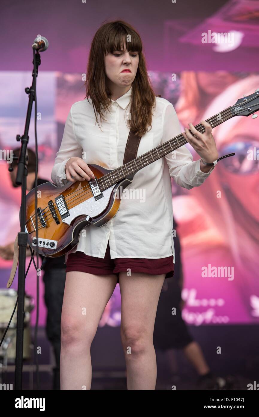 Wantagh, NY, USA. 23rd Aug, 2015. Casey Sullivan, Air Traffic Controllers on stage for Billboard ...