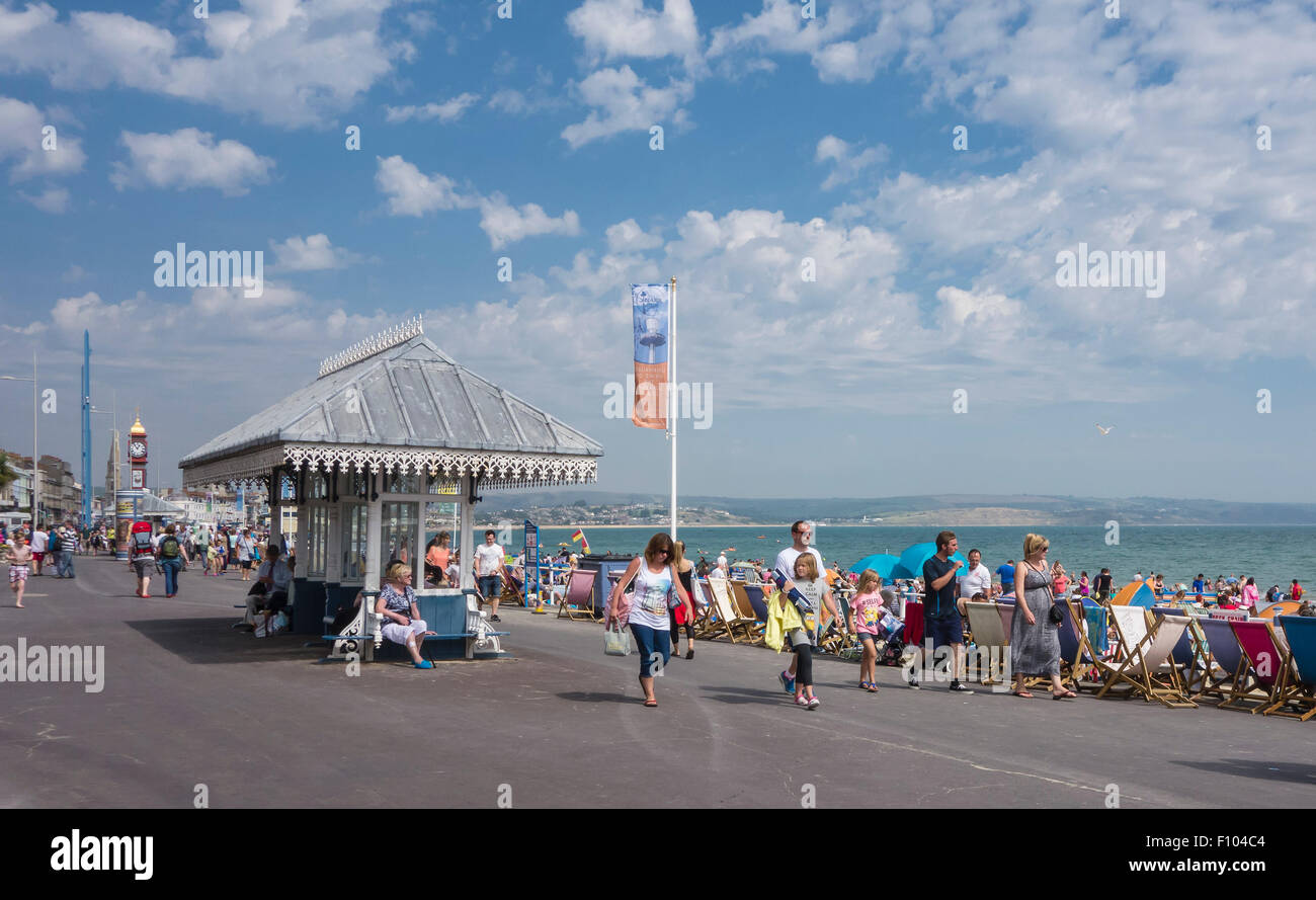 Weymouth Promenade in Summer, Dorset, England, UK Stock Photo - Alamy