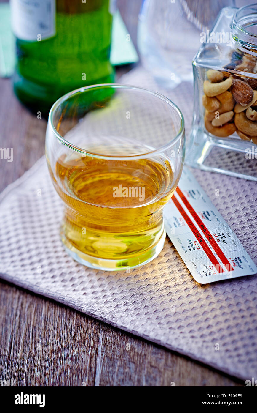 ALCOHOL & DRUG Stock Photo - Alamy