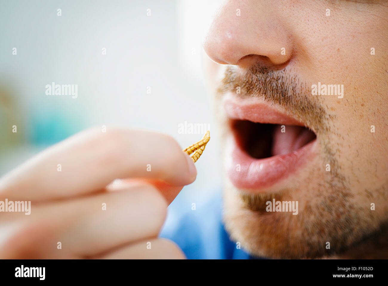 Man Eating Insect High Resolution Stock Photography and Images - Alamy