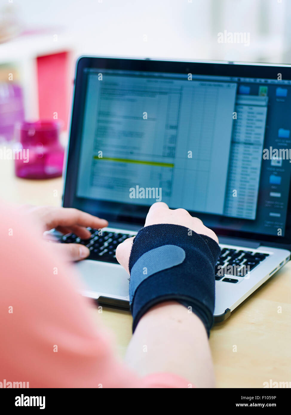 Carpal Tunnel Computer Brace High Resolution Stock Photography and ...