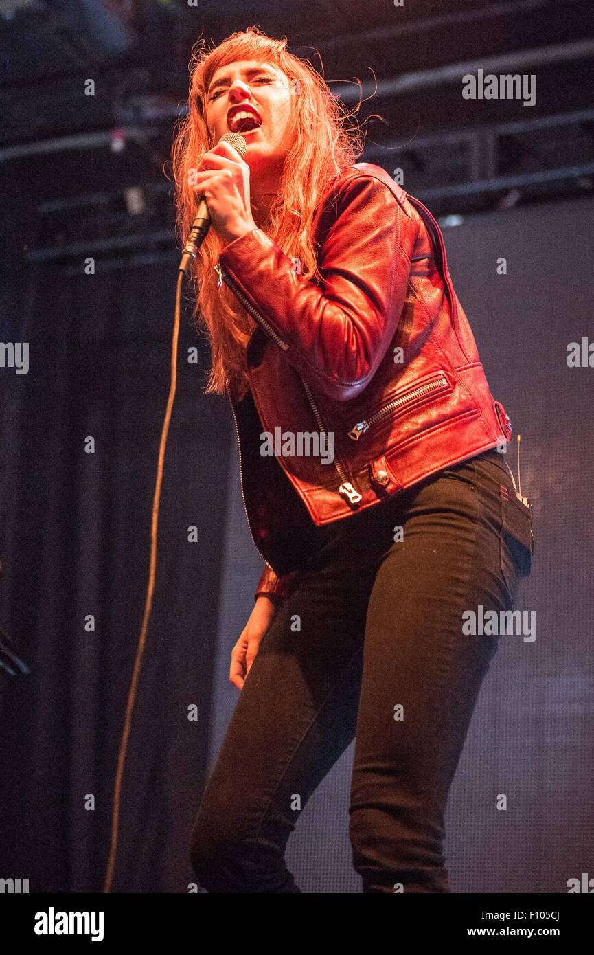 Wantagh, NY, USA. 23rd Aug, 2015. Ryn Weaver on stage for Billboard Hot ...