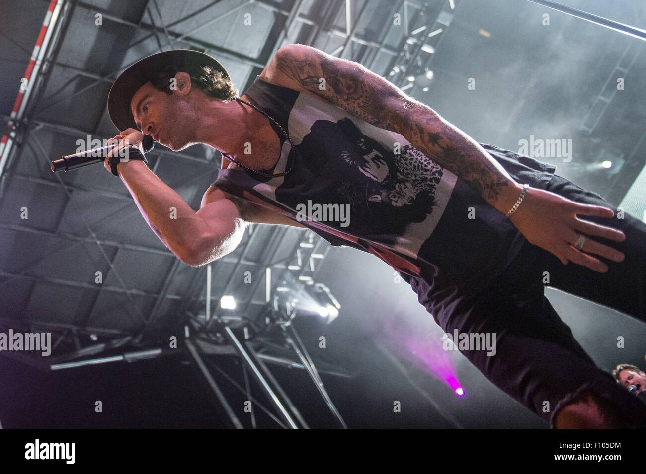 Wantagh, NY, USA. 23rd Aug, 2015. Zac Barnett, American Authors on ...