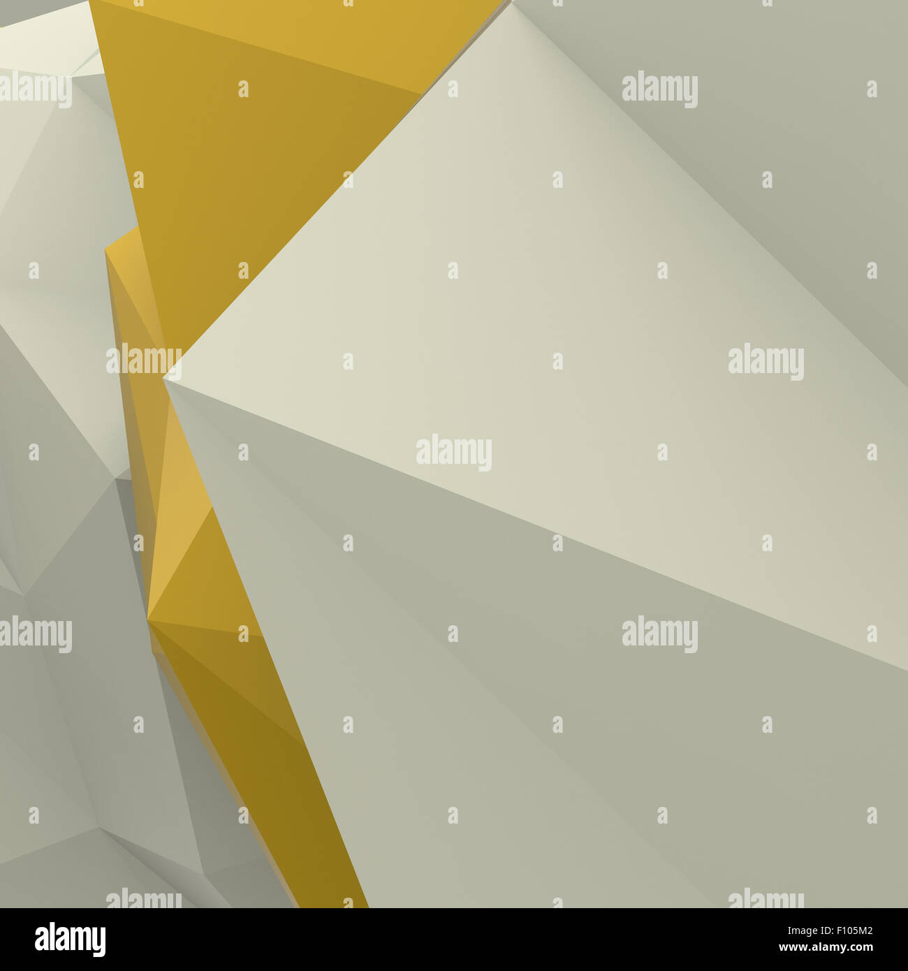 Abstract white low poly shape hi-res stock photography and images - Alamy
