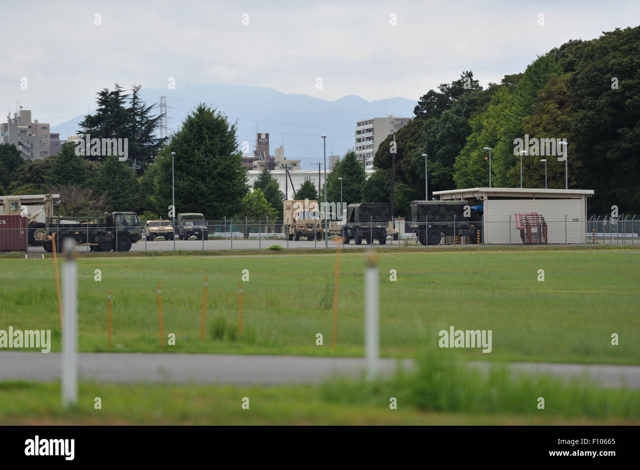 Sagamihara, Japan. 24th Aug, 2015. U.S. Army Sagami General Depot is ...