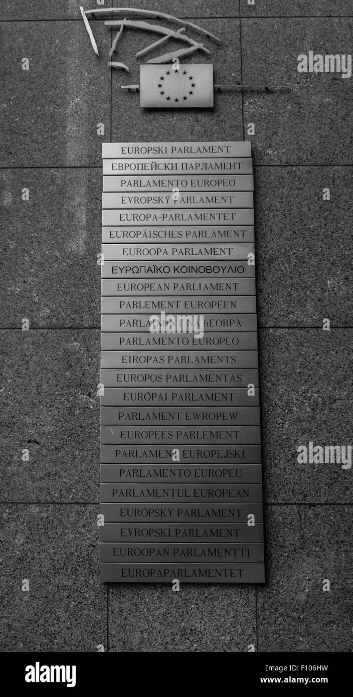 Belgium and european union Black and White Stock Photos & Images - Alamy