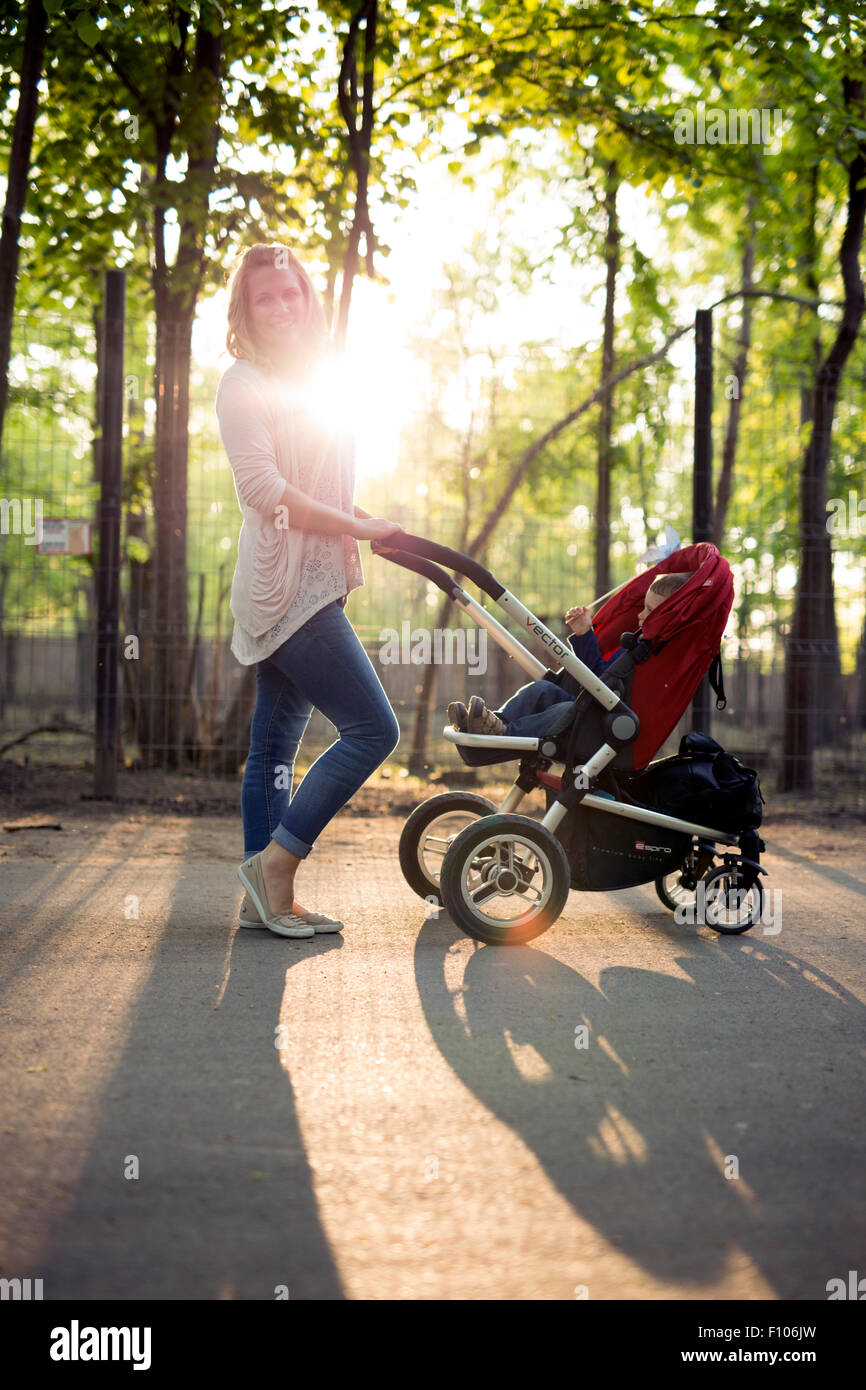 Walking With Pram High Resolution Stock Photography and Images - Alamy