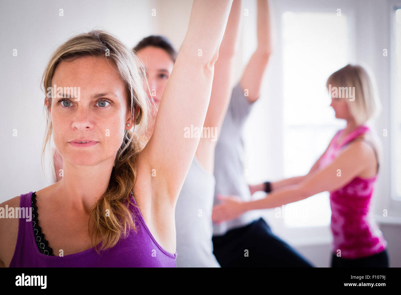 Yoga Classes and Meditation Stock Photo - Alamy
