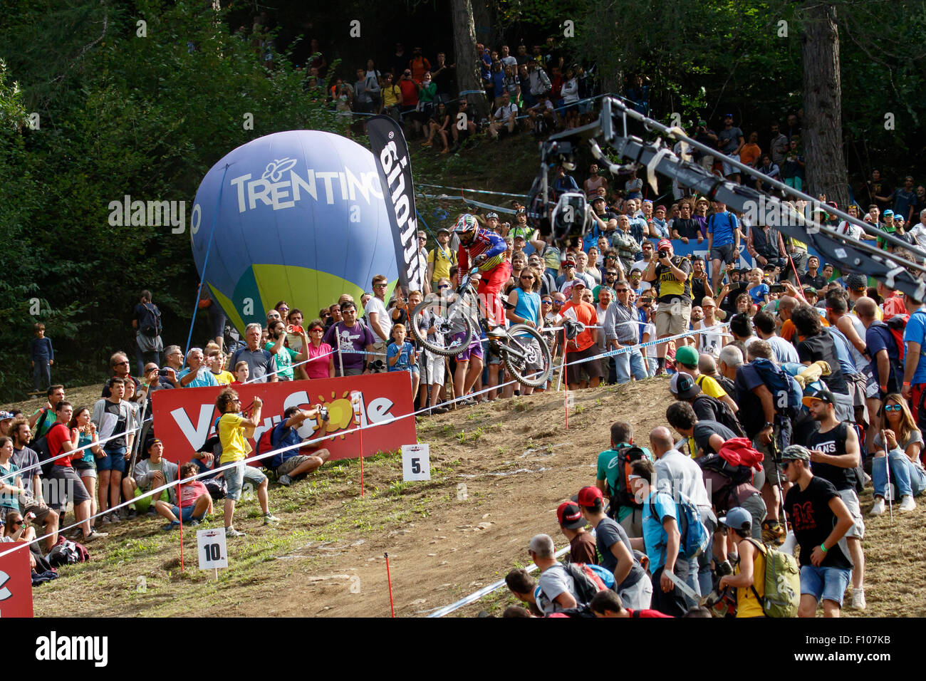 Val Di Sole, Italy - 22 August 2015: Specialized Racing Team rider ...
